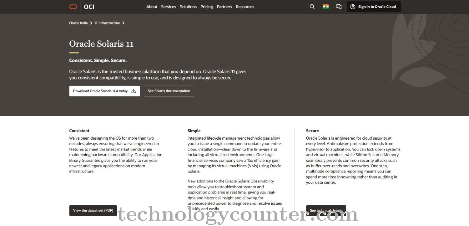 Oracle Solaris 11 | Pricing, Features & Reviews